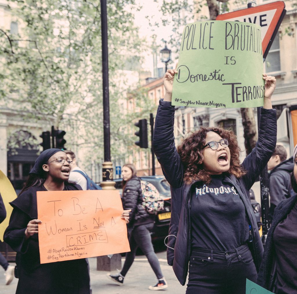 From the protest grounds in London: #AbujaRaidOnWomen, a photo story by ...