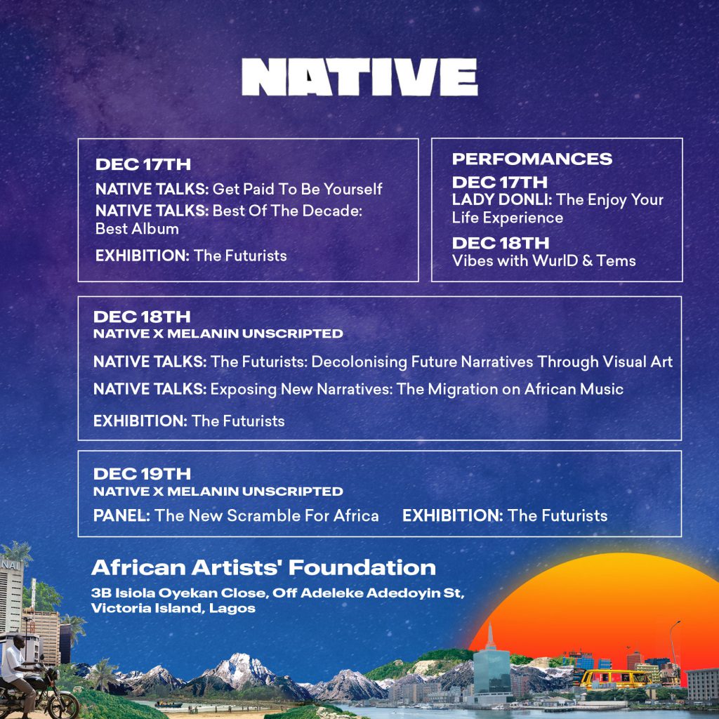 Join us at NATIVE House this week in the run up to #NATIVELAND19